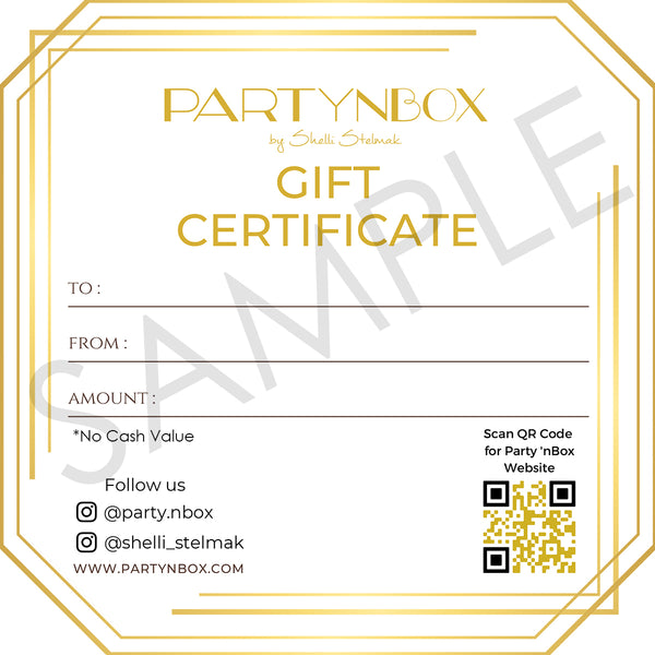 Party 'nBox Gift Card